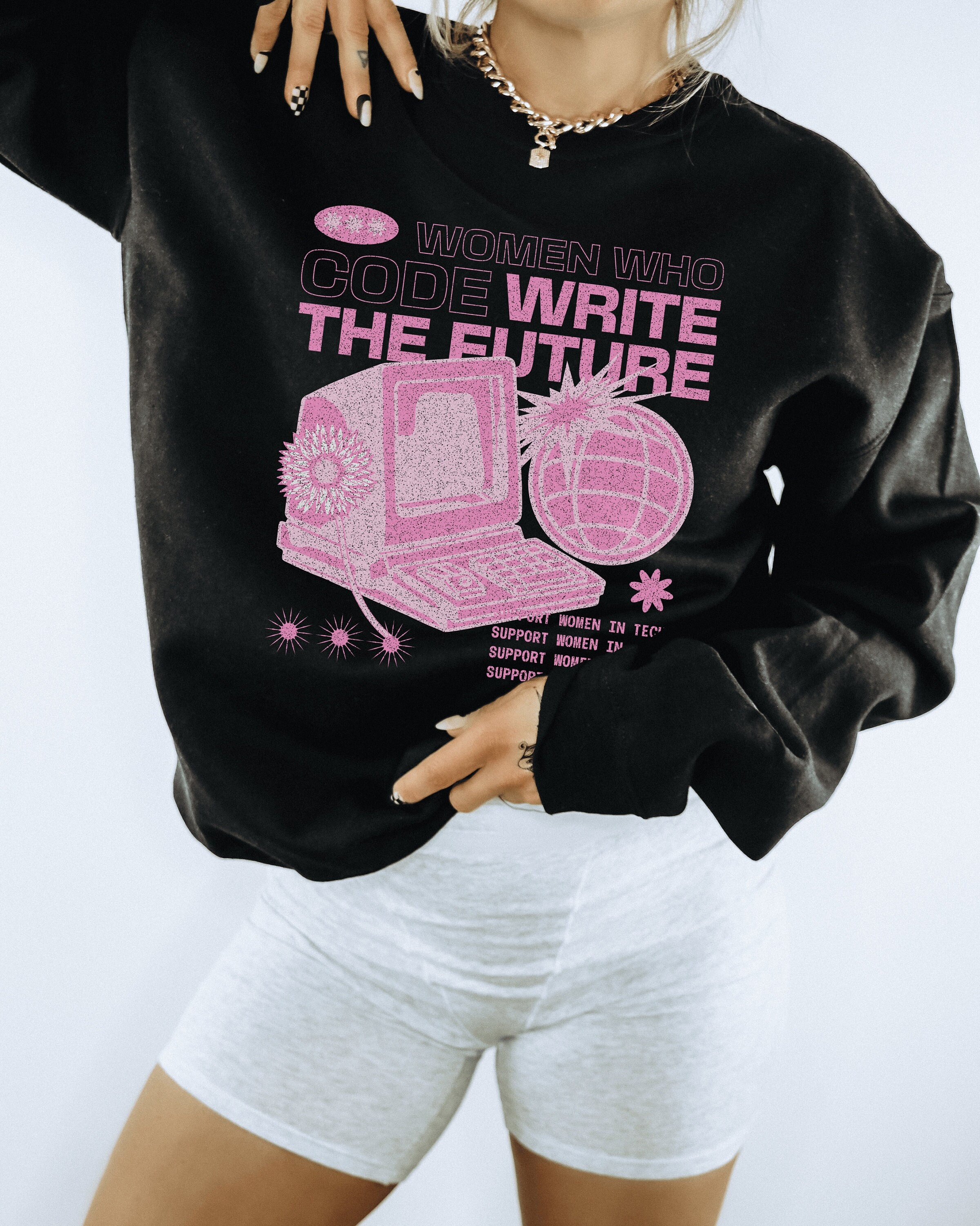 Baddies in Computer Science Sweatshirt, Women in Computer Science ...