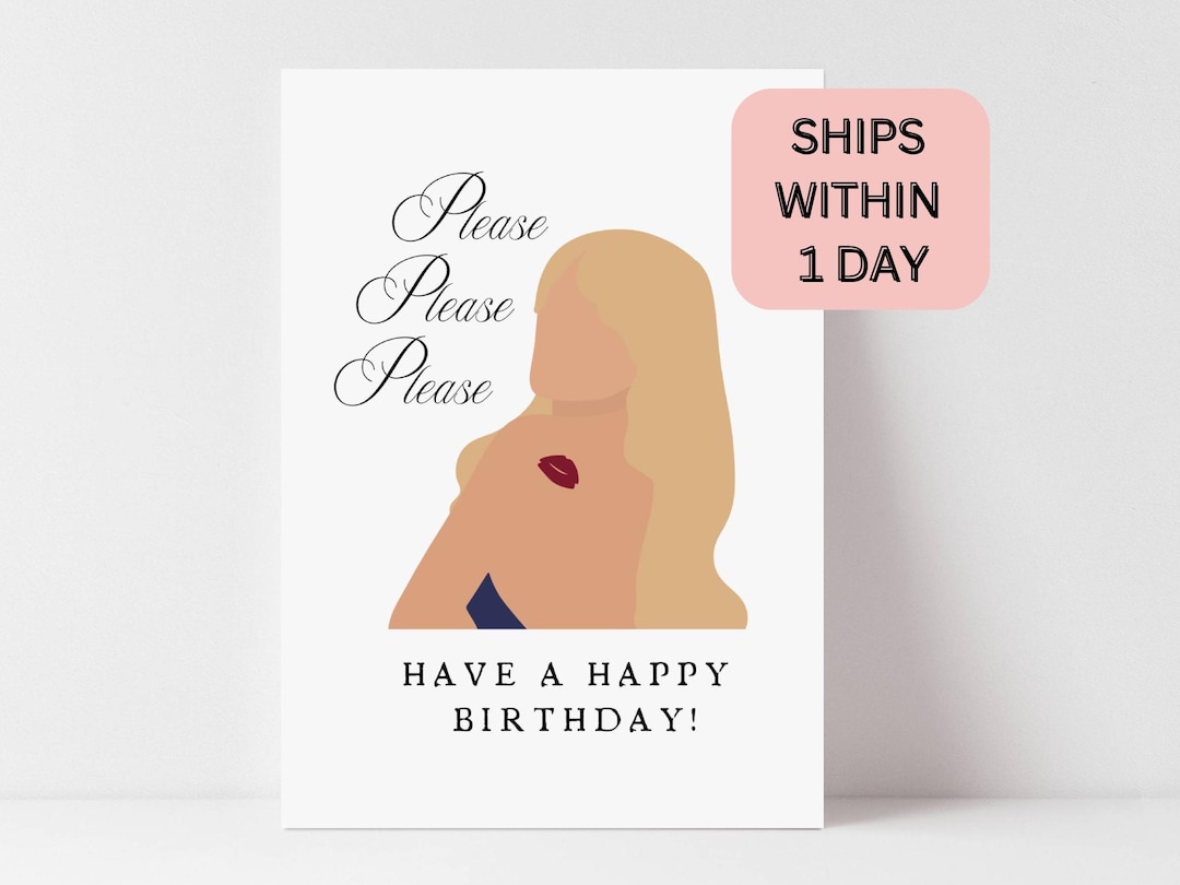 Sabrina Carpenter Birthday Greeting Card Sabrina Carpenter Short N ...