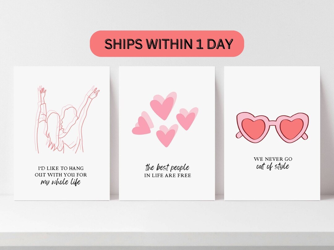 Taylor Swift Greeting Cards set of 3 Taylor Swift Cards Taylor Swift ...