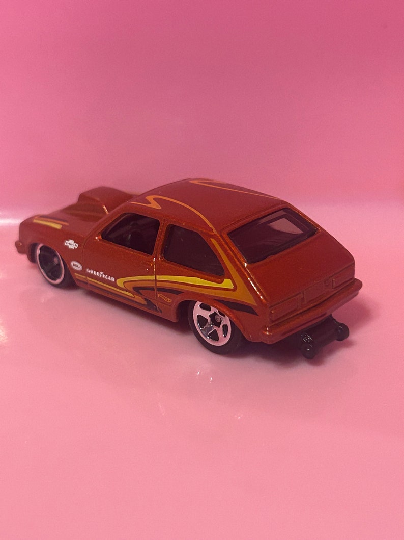 1:64 Loose Hot Wheels - 1976 Chevy Chevette - Red and Orange - Etsy