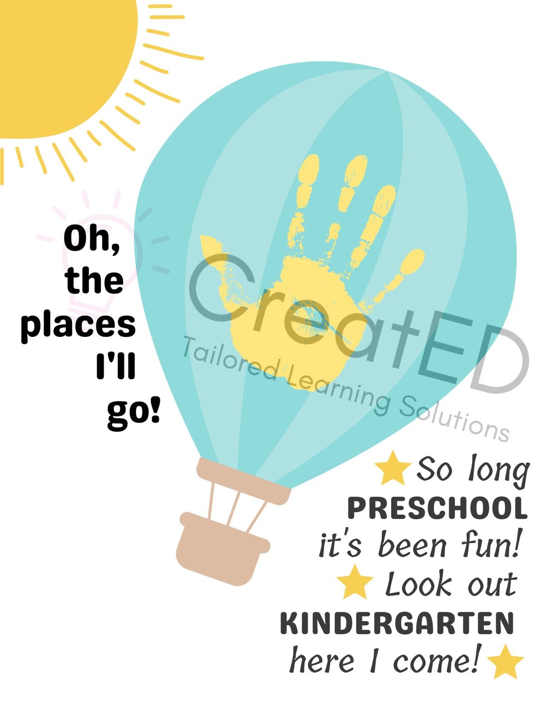 Oh the Places You'll Go - Digital Download - PDF - Etsy