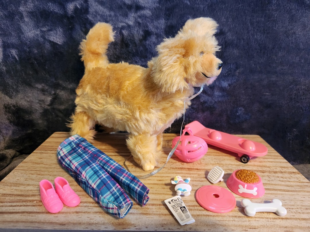 Barbie Walking Ginger the Dog 1990s Nostalgic Barbie Classic Barbie ...