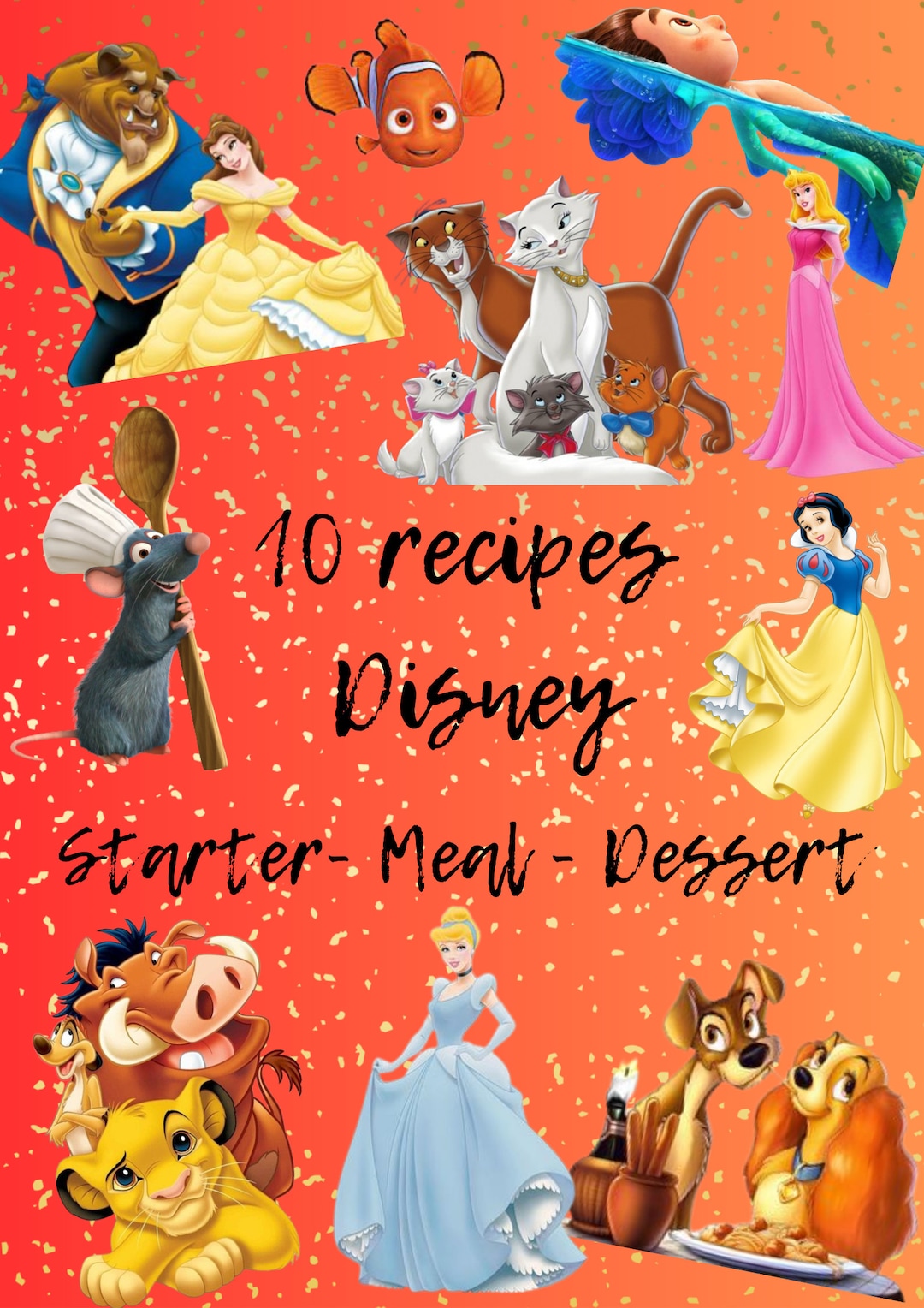 10 Recipes Animation Movies English - Etsy