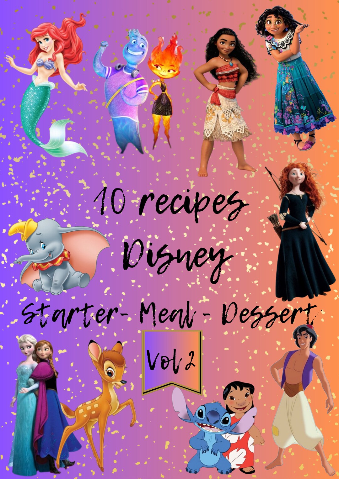 10 Recipes Animation Movies Vol 2 English - Etsy