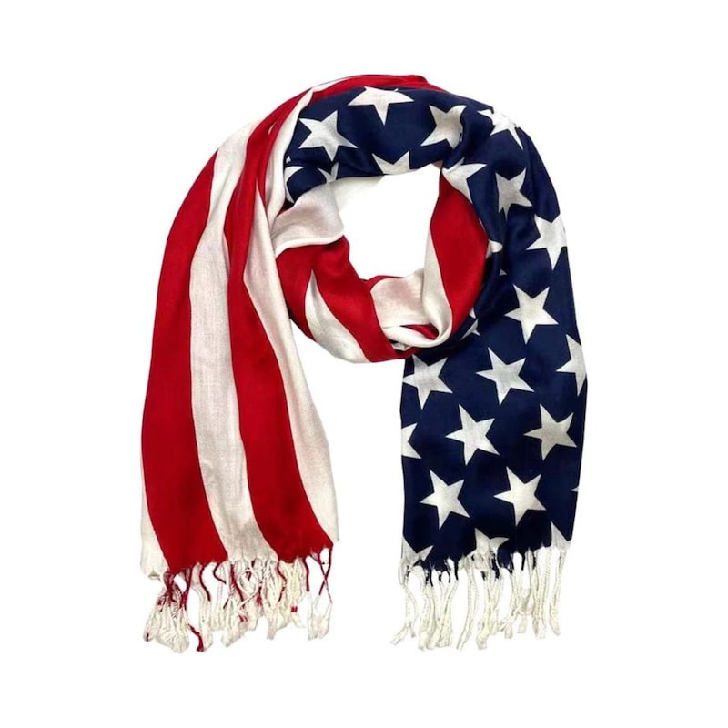 American Flag Scarf - Etsy