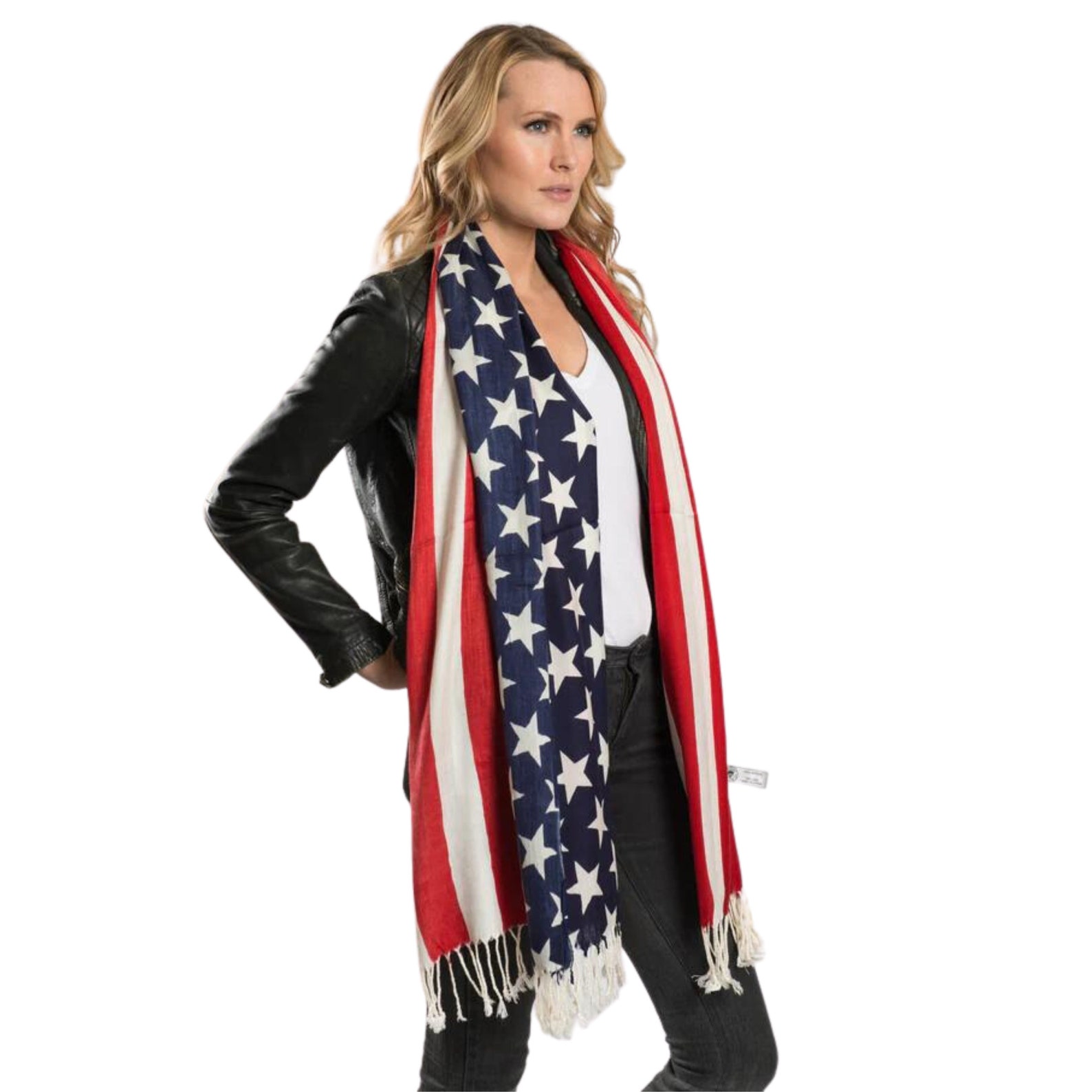 American Flag Scarf Stars and Stripes Long Scarf - Patriotic Design, 28 ...