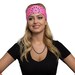 Pink Cancer Ribbon Women's Motorcycle Headband | Athletic Headband With ...