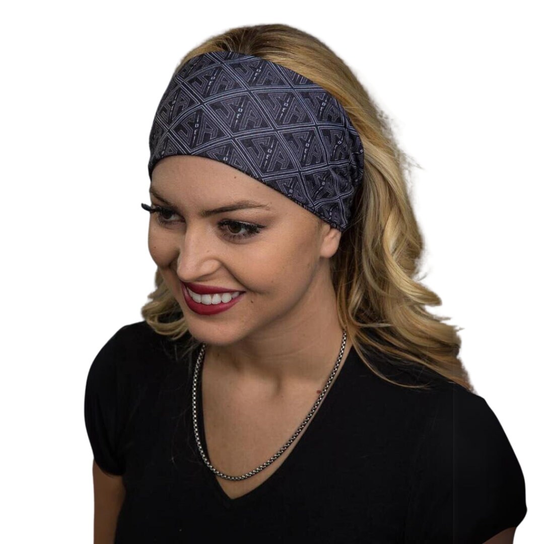 All Over SOA Logo Reversible EZ Bandz | Biker Headband Bandana Headwrap ...