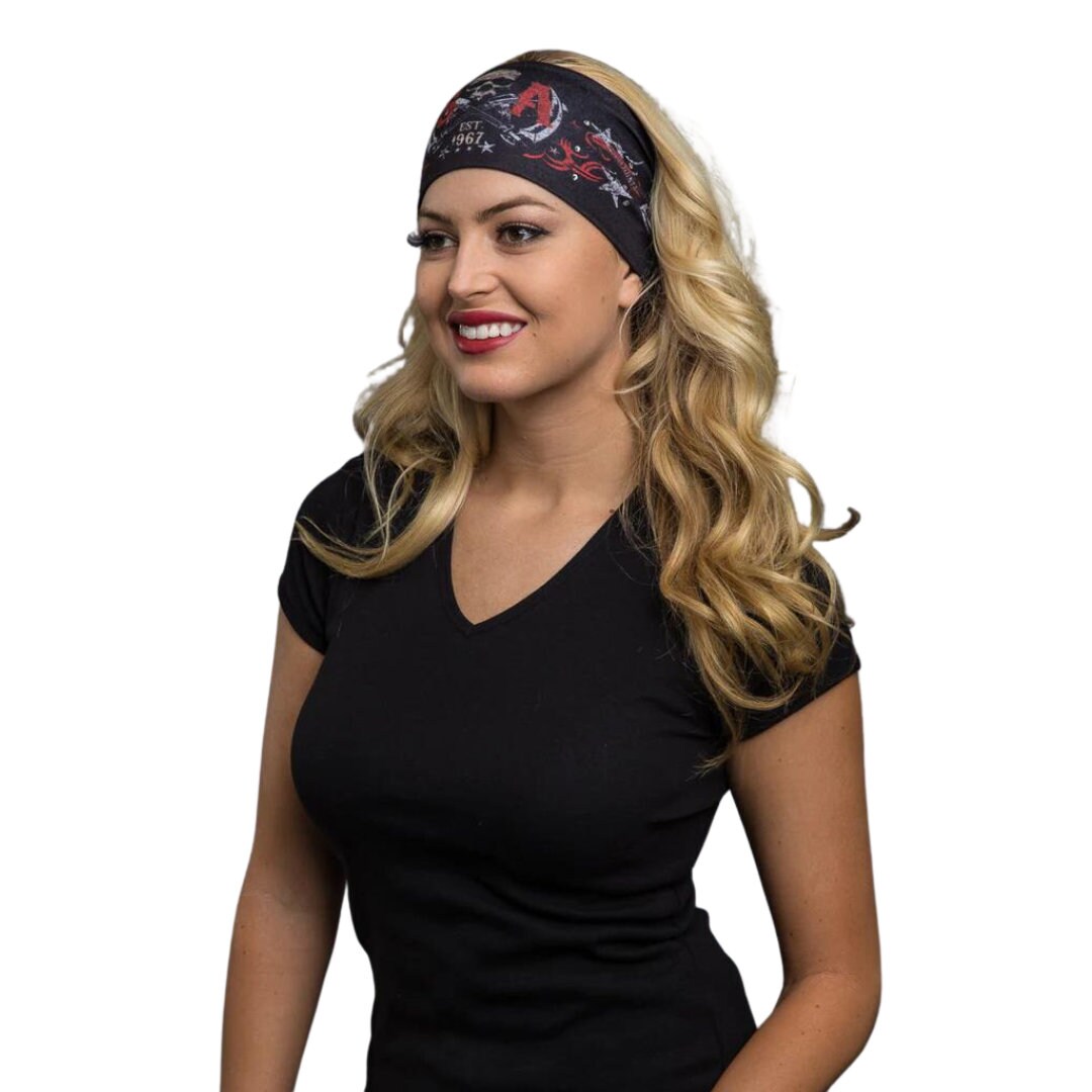 SOA Skull Est 1967 With Stones EZ Bandz | Biker Headband Bandana ...
