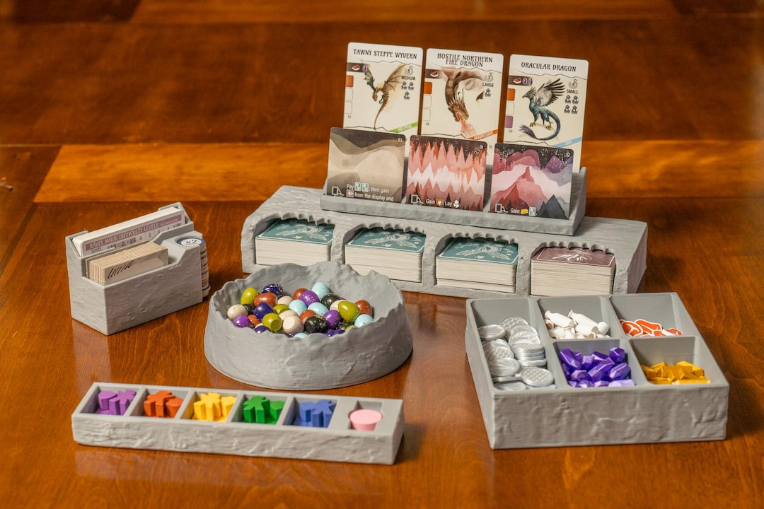 Wyrmspan 3d-printed Game Organizer | Board Game Insert & Storage ...