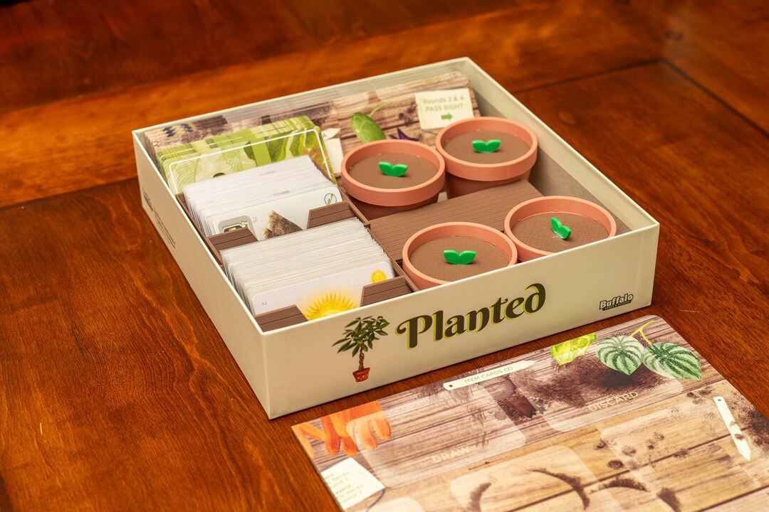 Planted Game Organizer Box Insert - Etsy