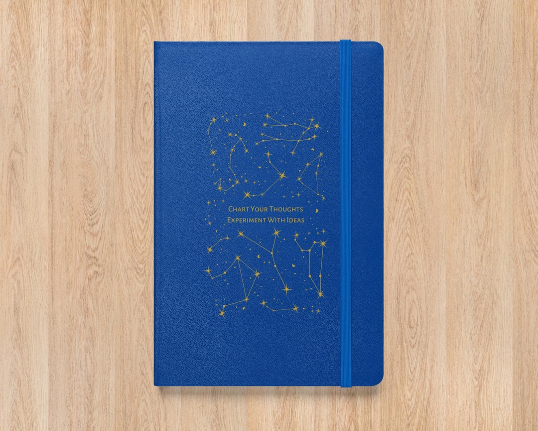 Chart Your Thoughts Constellation Journal – Gold Celestial Design ...