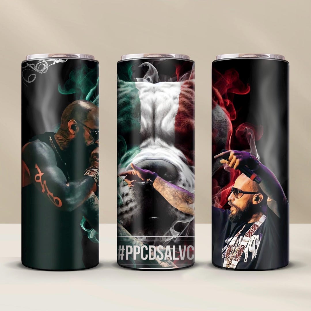 Cartel De Santa 20oz Skinny Tumbler Wrap | El Babo PNG Instant Download ...
