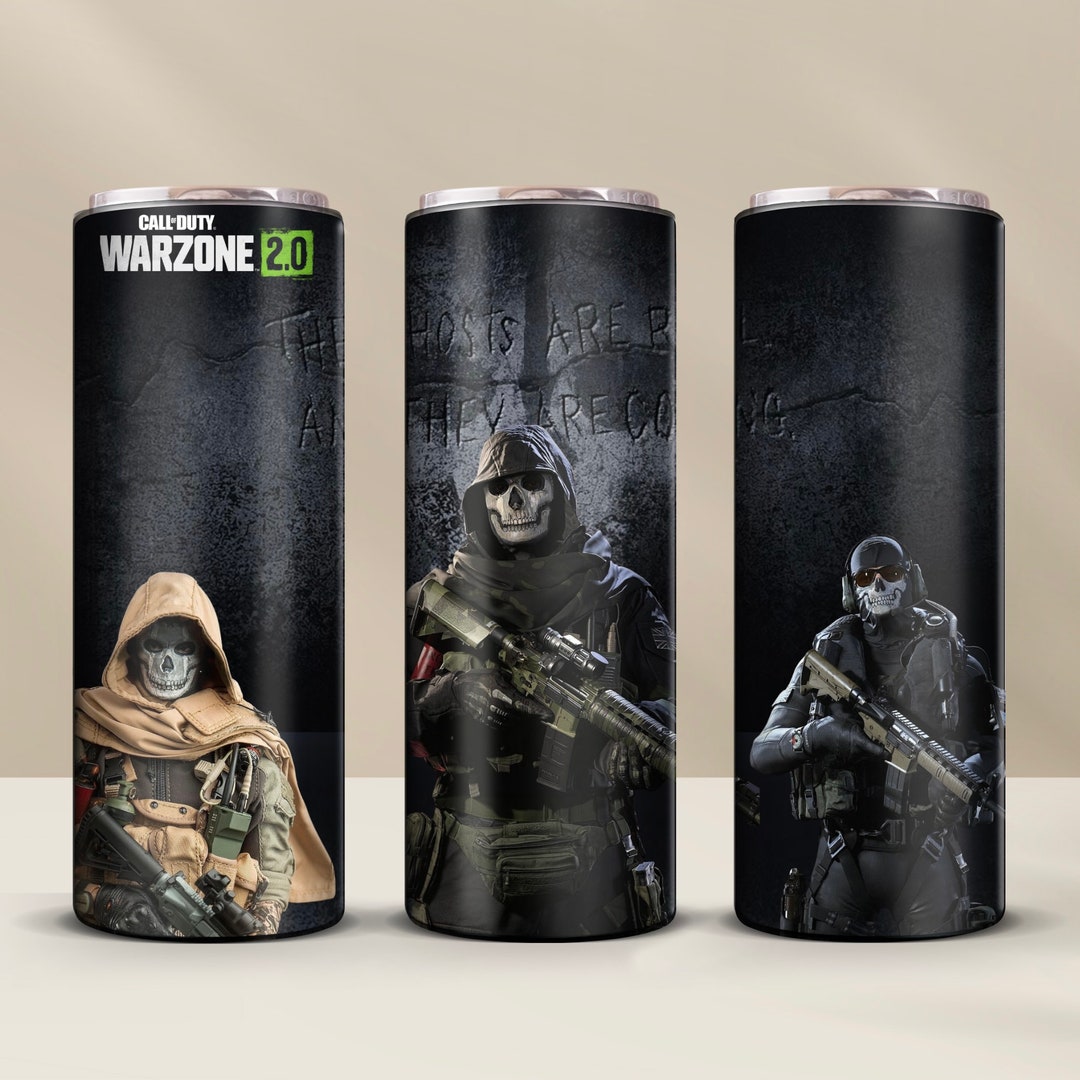 Call of Duty 20oz Skinny Tumbler Wrap Call of Ops Duty Warfare 2 the ...