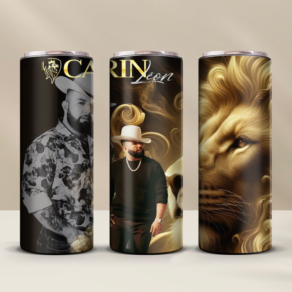 Carin Leon 20oz Skinny Tumbler Wrap | PNG Sublimation Design - Etsy