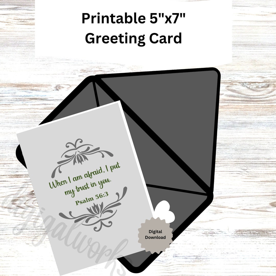 JW Year Text 2024 New Year Psalm 56:3 Digital Download - Etsy UK