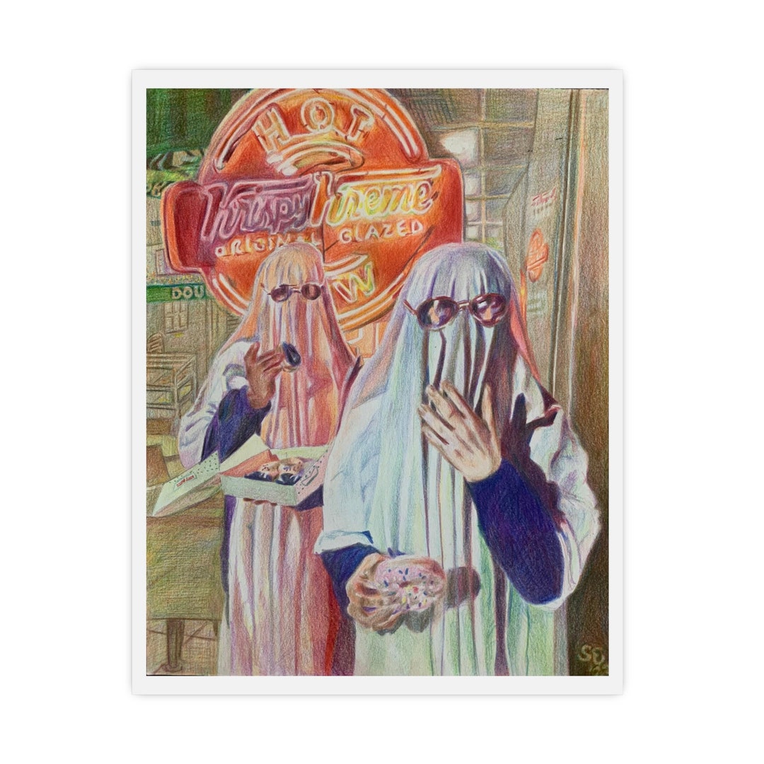 Krispy Kreme Ghosts Print - Etsy