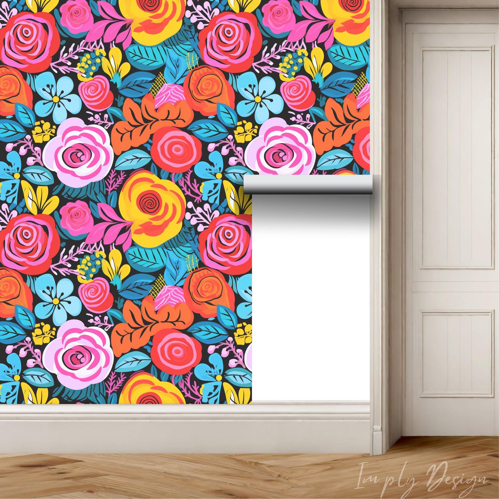 Preppy Rose Seamless Pattern-instant Download-preppy Digital Paper ...