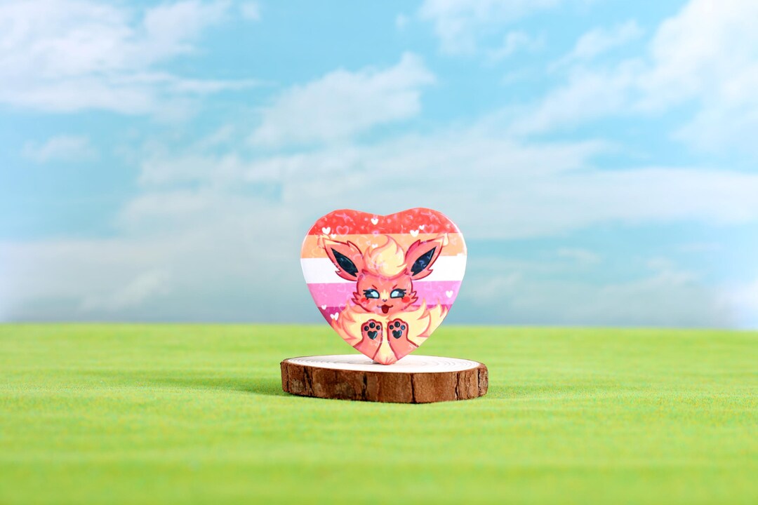 Flareon Pride Badge! - Etsy