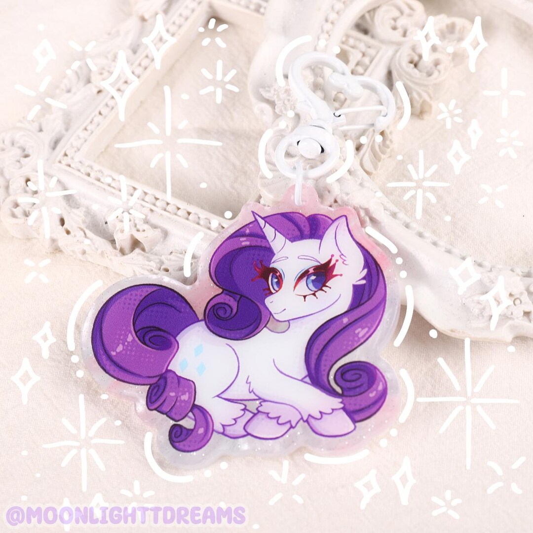 Rarity Pearly Acrylic Keychain! - Etsy