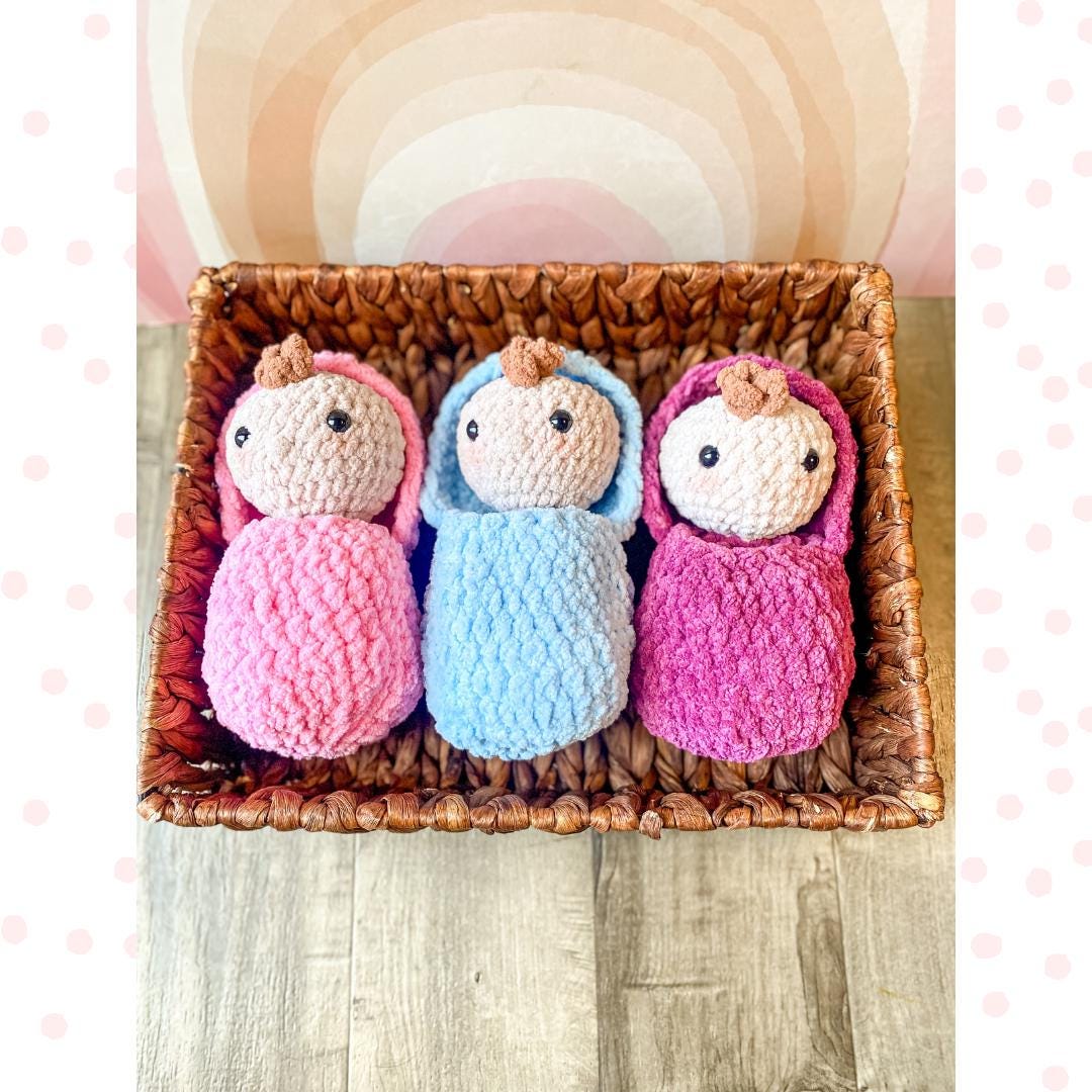 Snuggle Baby Crochet Pattern - Crochet Pattern, Baby Doll Pattern ...