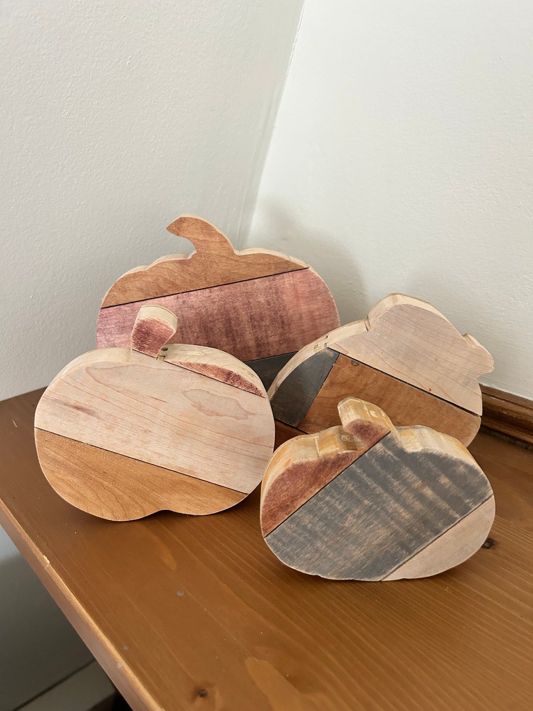 Mixed Stain Fall Shelf Sitters - Etsy