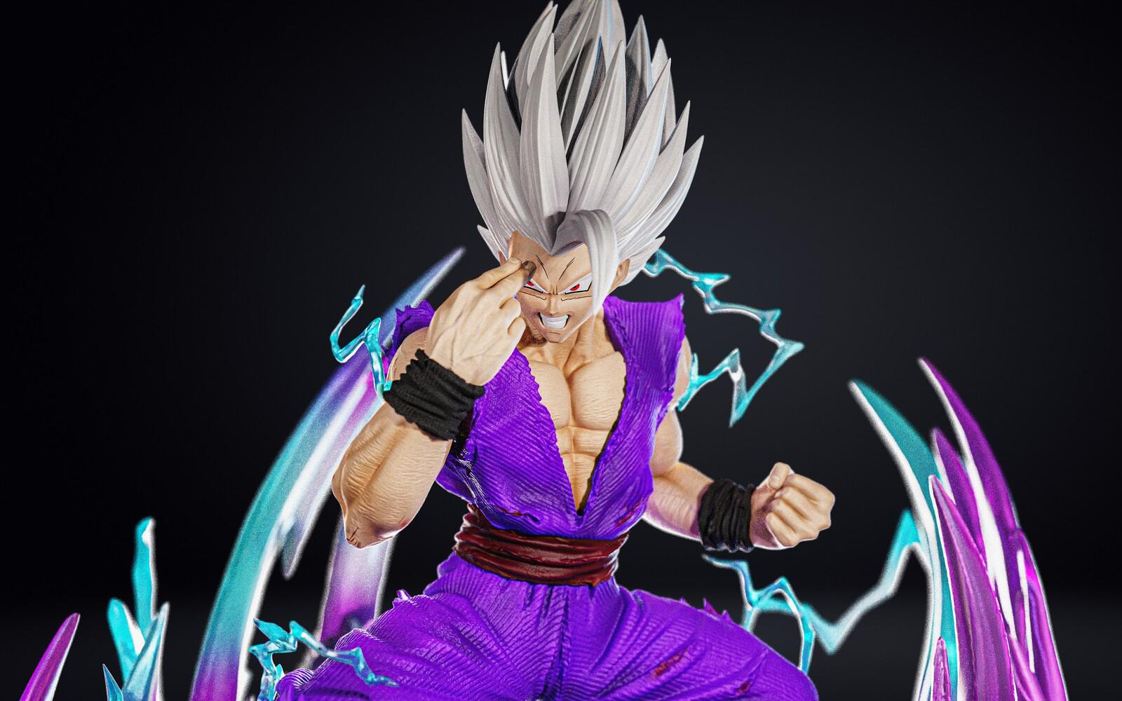 Dragon Ball Gohan STL File for 3D Printing High Quality 3D Model ...