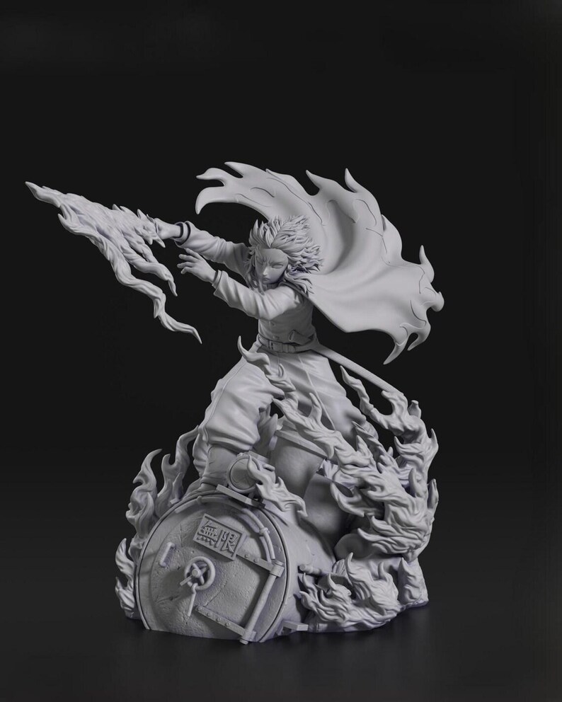 Kyojuro Rengoku Demon Slayer STL File for 3D Printing | High Quality ...