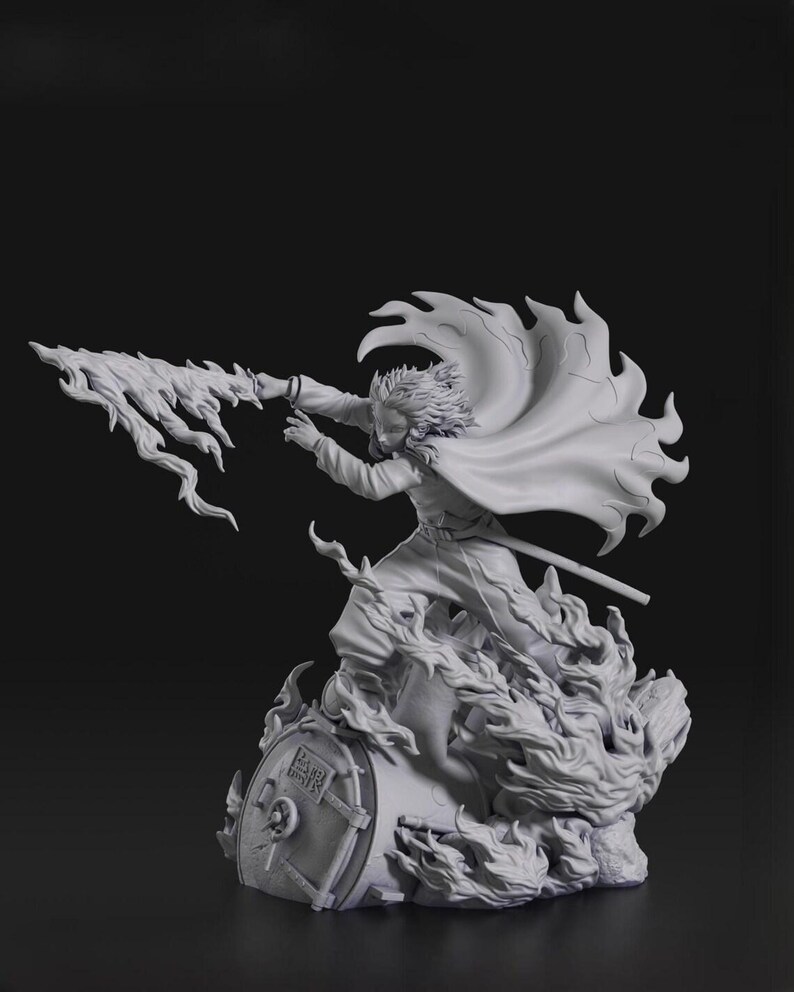 Kyojuro Rengoku Demon Slayer STL File for 3D Printing | High Quality ...