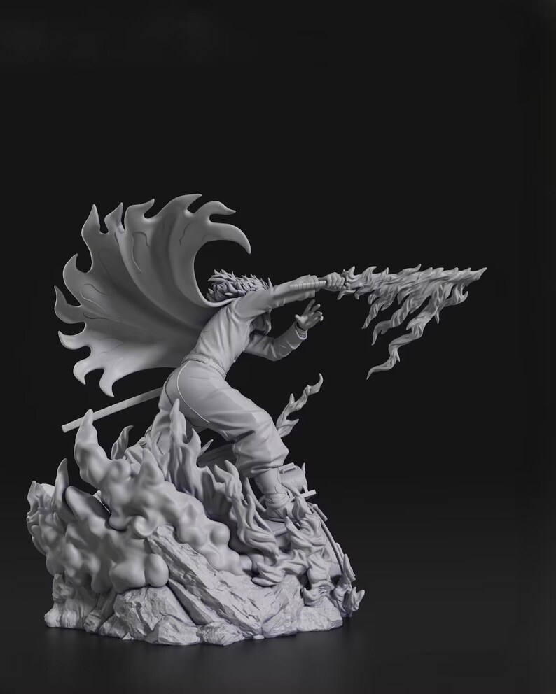 Kyojuro Rengoku Demon Slayer STL File for 3D Printing | High Quality ...