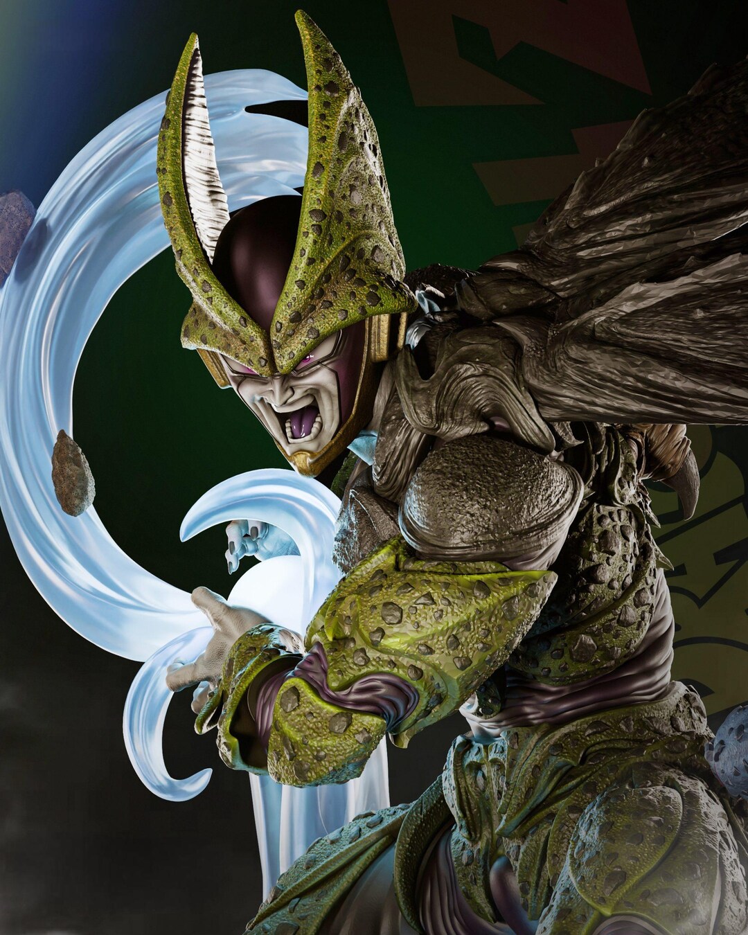 Dragon Ball Z Cell STL File for 3D Printing High Quality 3D Model ...