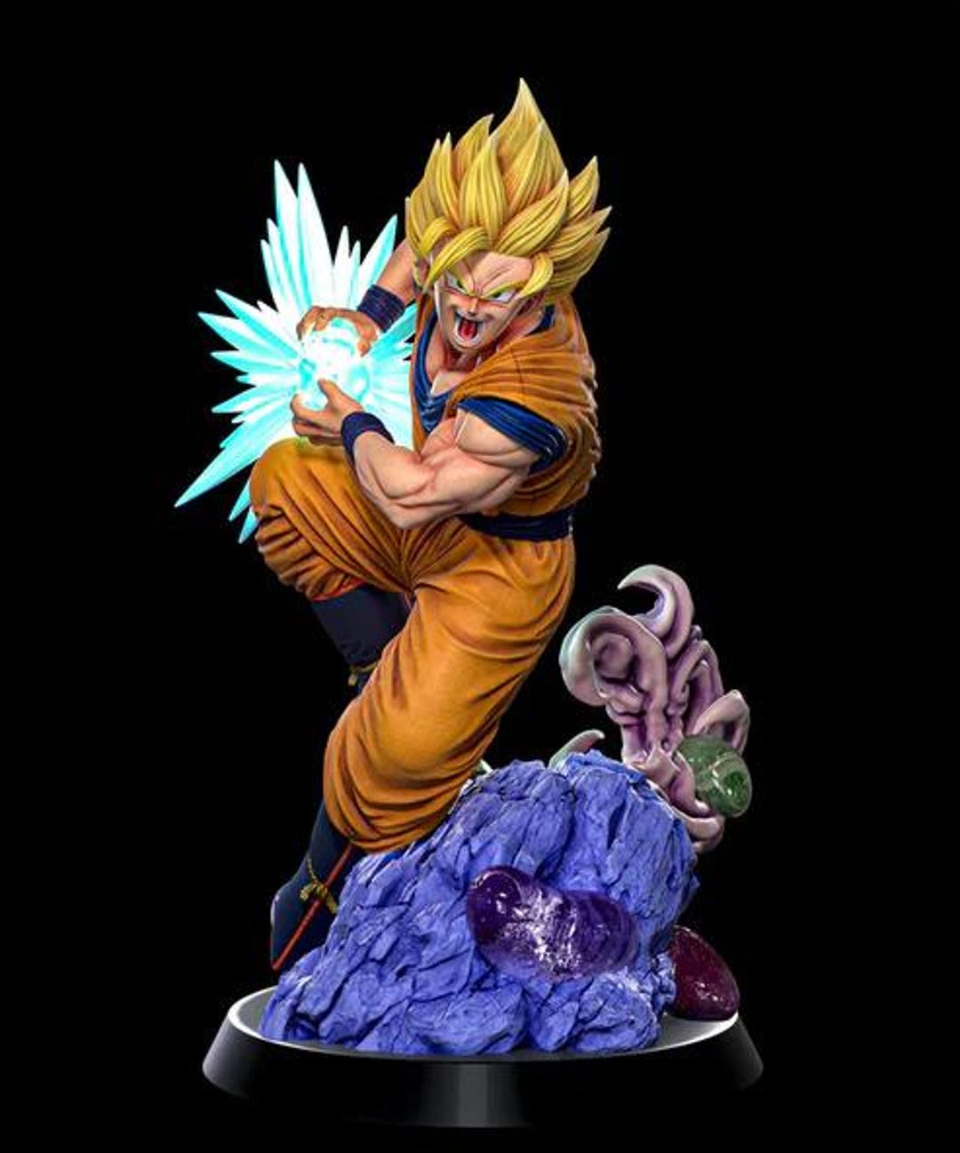 Dragonball Goku STL File - Goku 3D Model for 3D Printing, High Quality ...