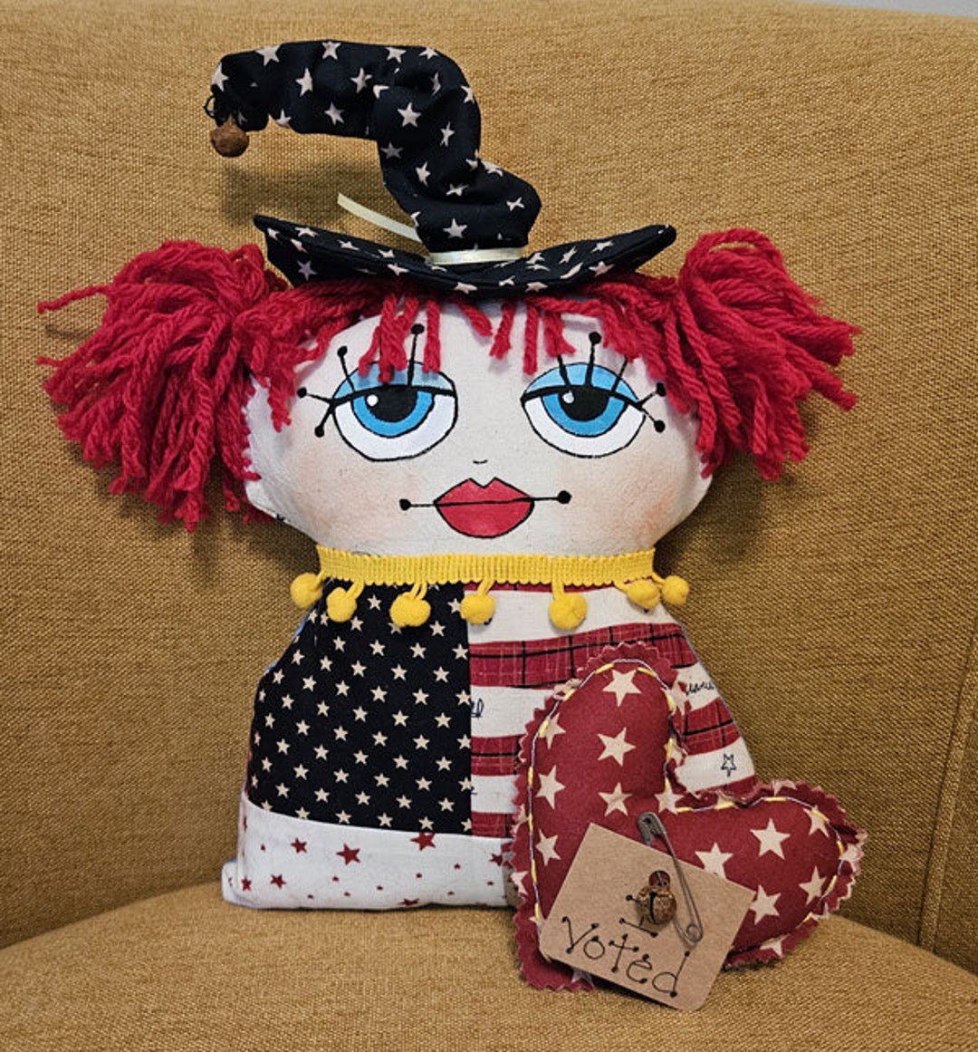 Monster Dolls, Witch Doll, Vote Doll, Patriotic Doll - Etsy