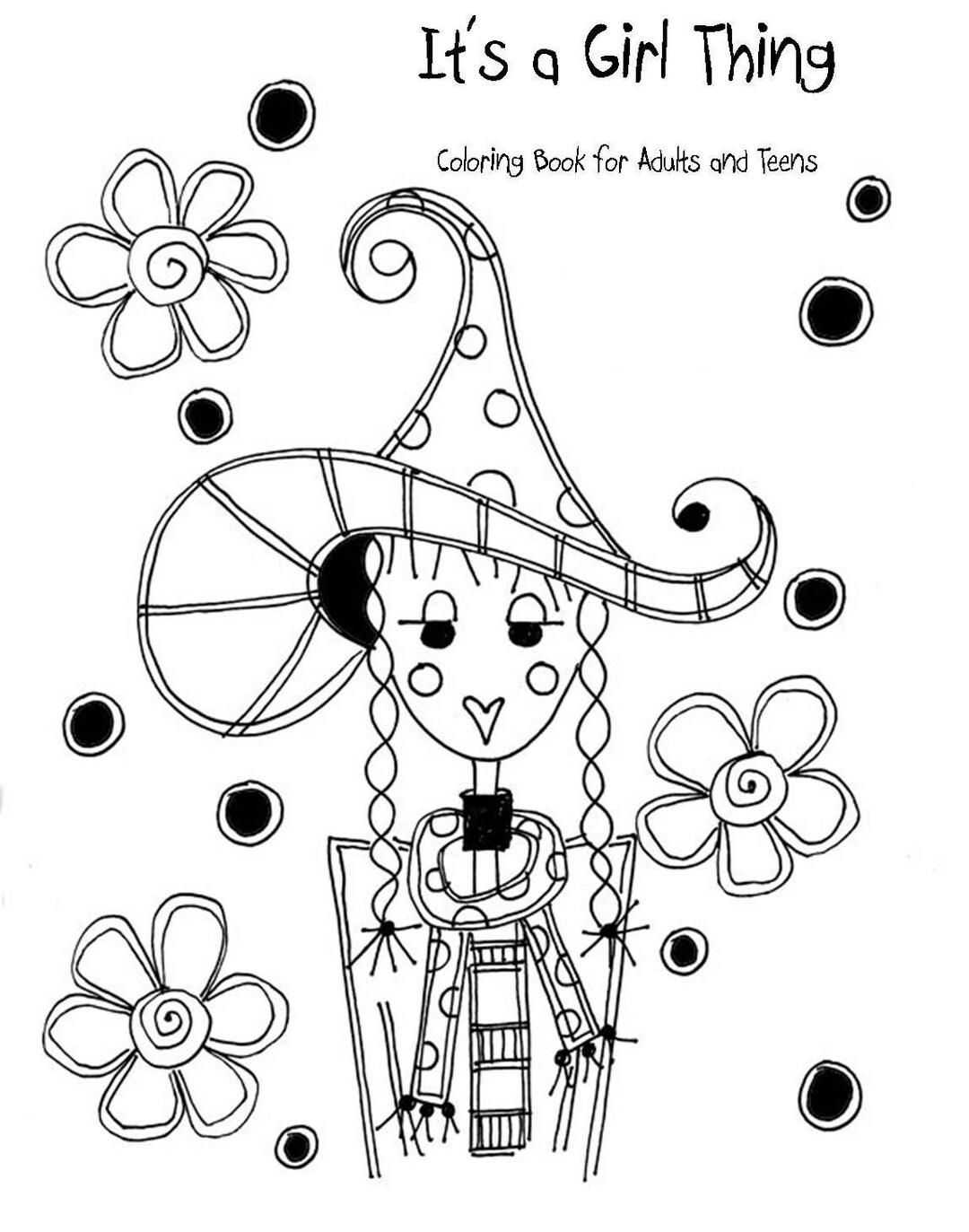 It's a Girl Thing Coloring Book - Etsy