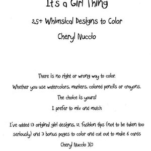 It's a Girl Thing Coloring Book - Etsy