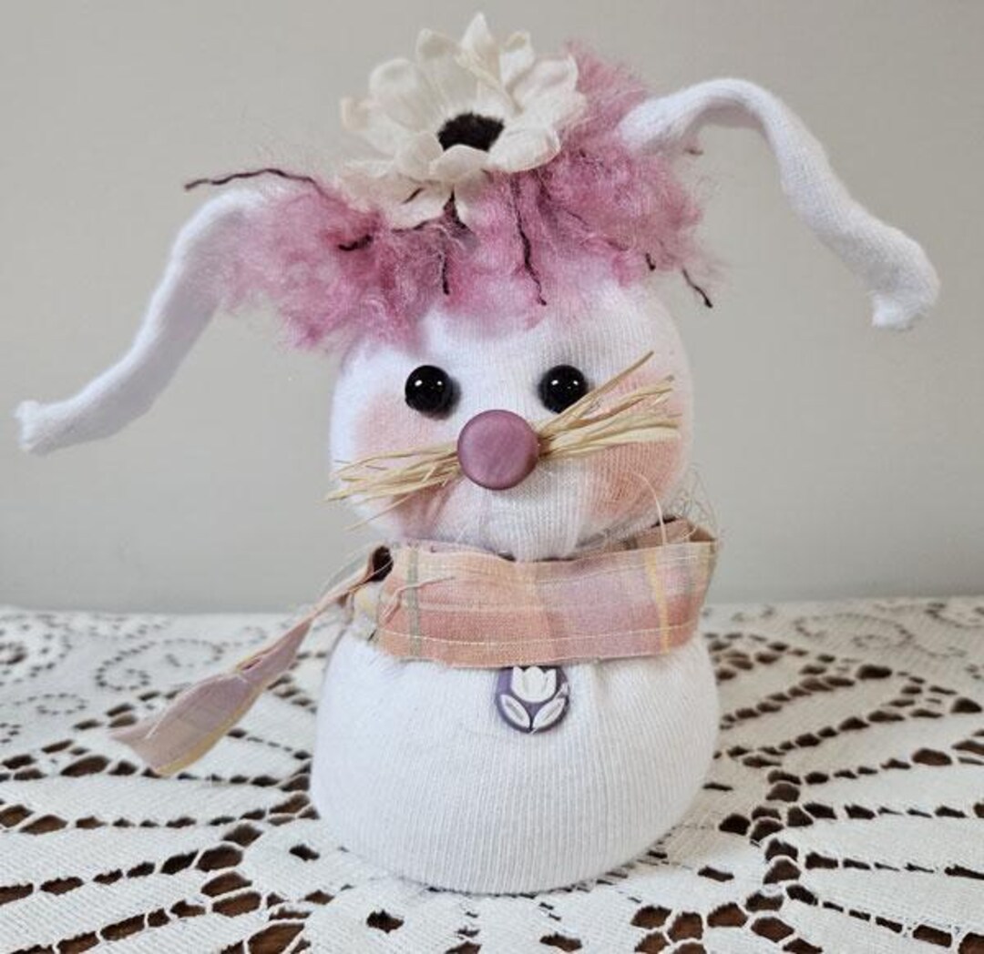 Easter Bunny, Easter Bunny, Window Sitter, Desktop Toy, 2 Choices - Etsy