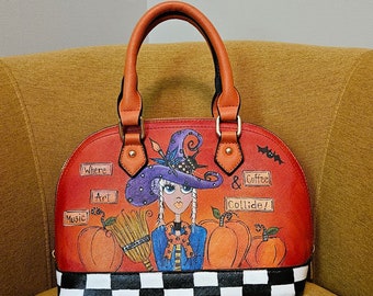 Original Design Hand Painted Voodoo Purse, Painted on 2 Sides - Etsy