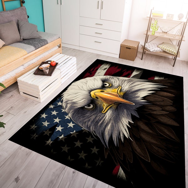 American Flag Area Rug - Etsy
