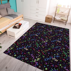 Arcade Rug, Arcade Modern Decor Rug, Game Room Rug, Bowling Alley ...