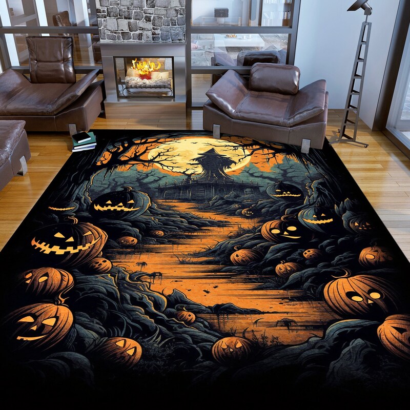Halloween Rug - Etsy