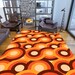 Retro Rug, Groovy Funky Rug, Retro Area Rug, 70s Brown Retro Rug ...