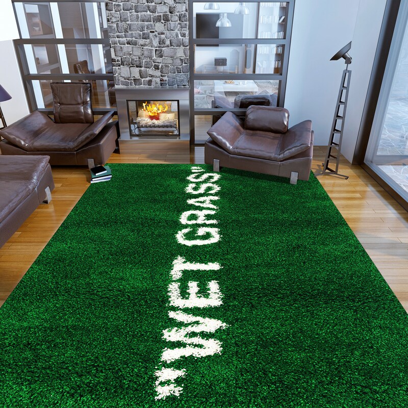 Wet Grass Rug - Etsy