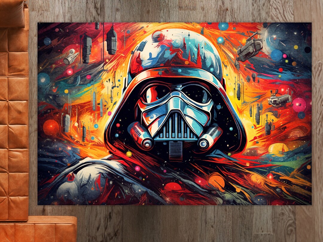 Star Wars Colorful Floor Rug Starwars Kids Room Rug Gift - Etsy