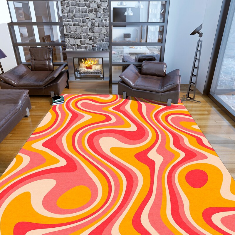 Groovy Rug - Etsy