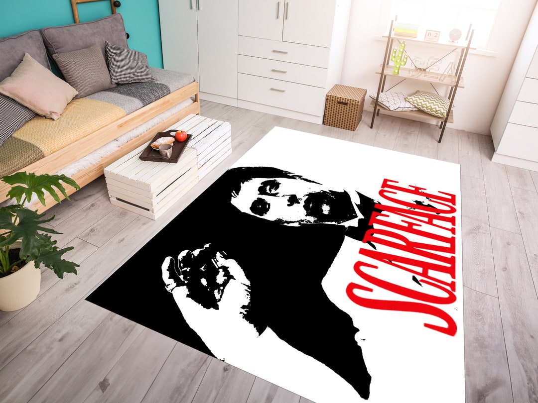 Scarface Rug, Tony Montana, Scarface Carpet, Al Pacino, Cool Rug ...