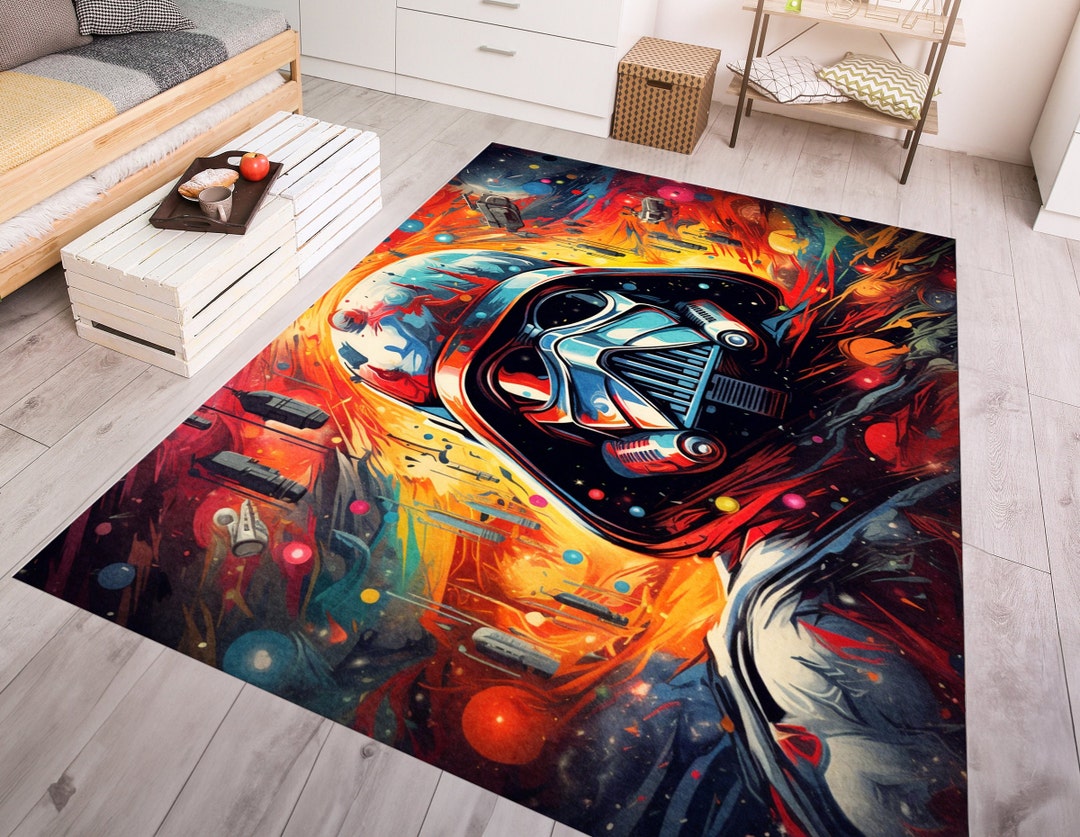 Star Wars Rug, Starwars, Star Wars Carpet, Darth Vader, Kids Room Rug ...