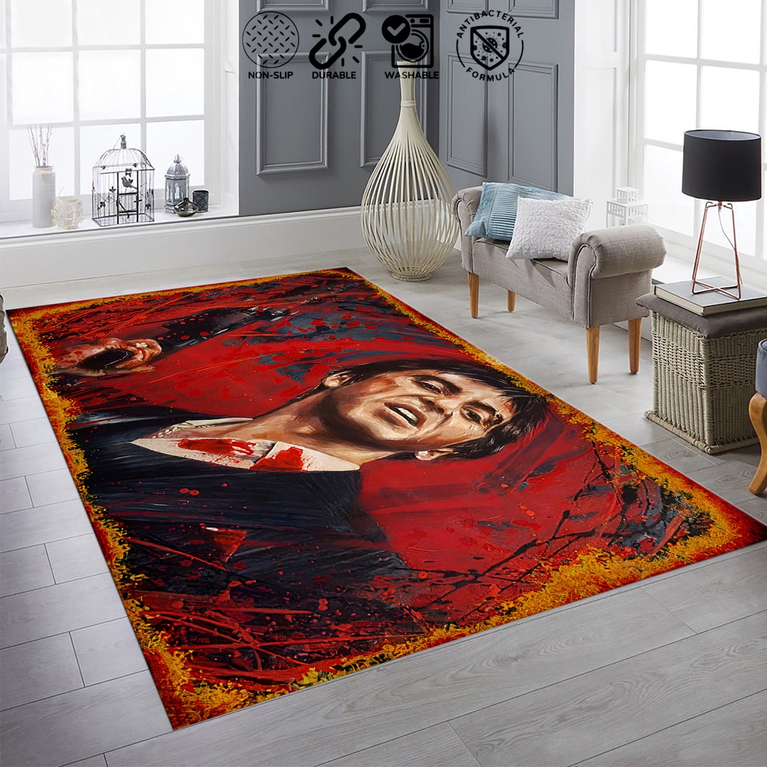Scarface Rug, Scarface, Tony Montana, Scarface Carpet, Custom Rug for ...