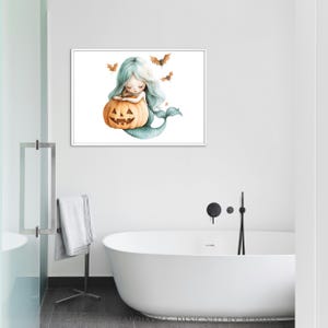 Little Mermaid Halloween Clipart,mermaid Clipart, Halloween Clipart ...