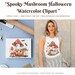 Spooky Mushroom Halloween Watercolor Clipart Instant Download Halloween ...