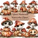 Ghost Mushroom Watercolor Clipart, Instant Download,spooky Mushroom Art ...